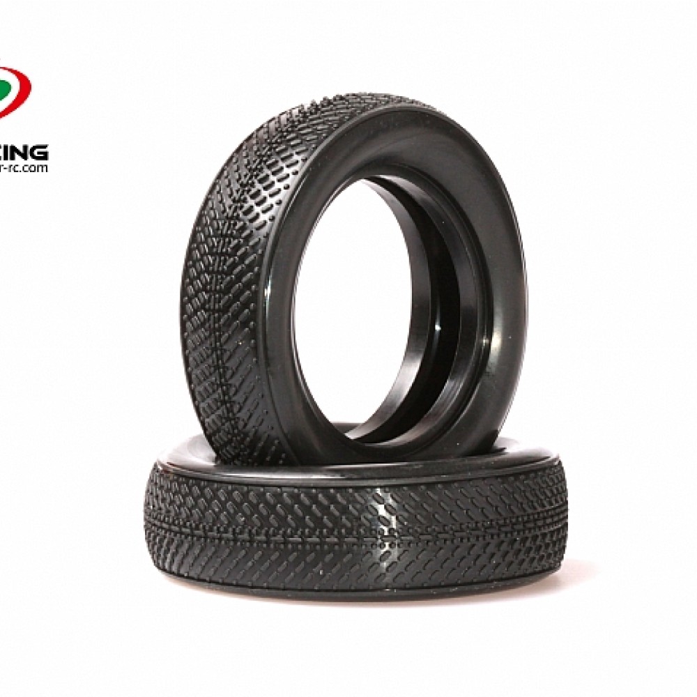 1601-1/10 2WD Buggy Front Racing Tyres Soft (2pcs)1601-1/10 2WD Buggy Front Racing Tyres Soft ...