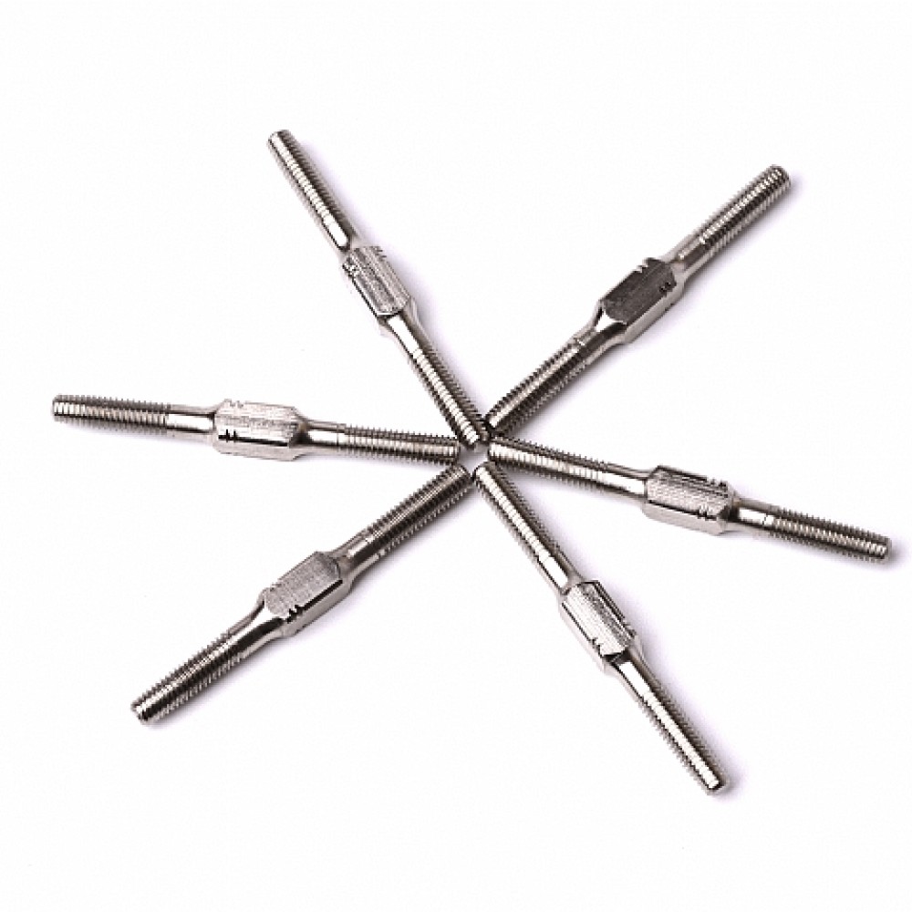 36mm Turnbuckle Rods, 6pcs, PRR66400346 by PR Racing