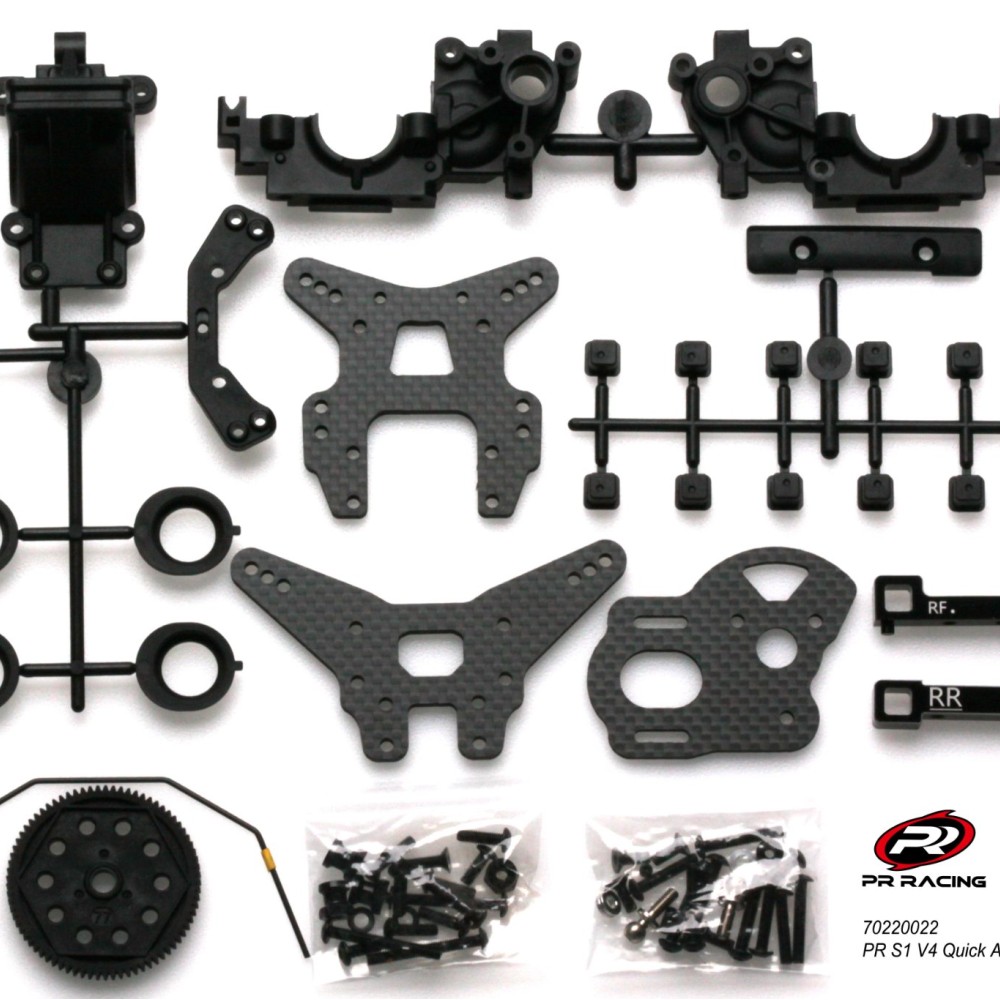 PR S1 V4 Quick Access Laydown Gearbox SET, PRR70220022 by PR Racing