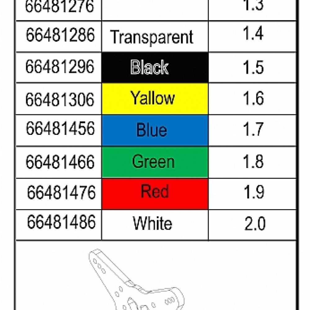 SB401x-x Large Sway Bar Set(8pcs) (1.4-2.0mm), PRR77480136 by PR Racing