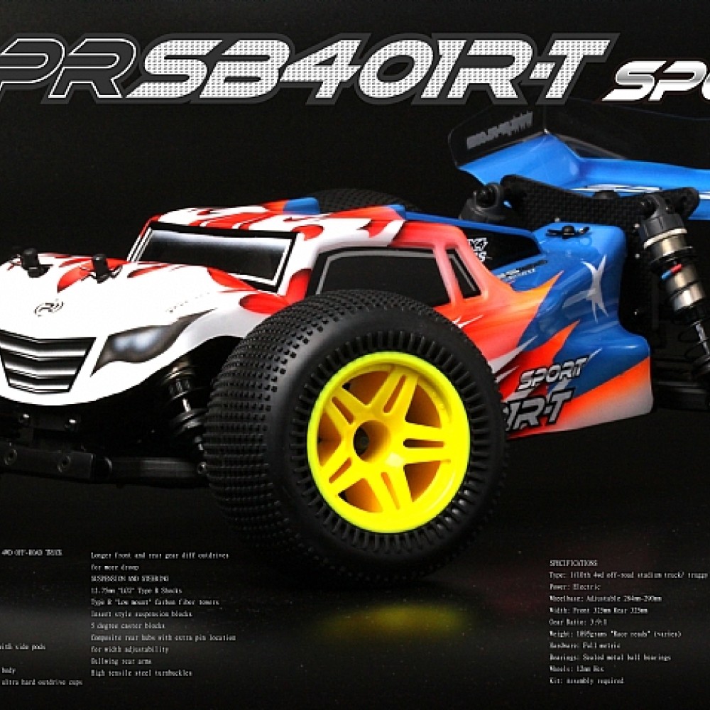 PR SB401R-T SPORT 1/10 Electric 4WD Off-Road Stadium Truck / Truggy ...